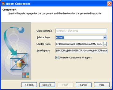 Using SftMask/OCX with Delphi 2005 And Newer